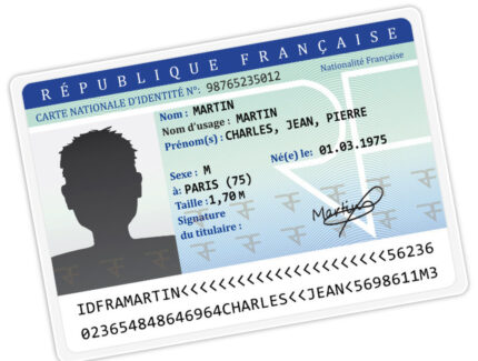 French ID Card Carte - Nationale d'Identité - Ballo Express